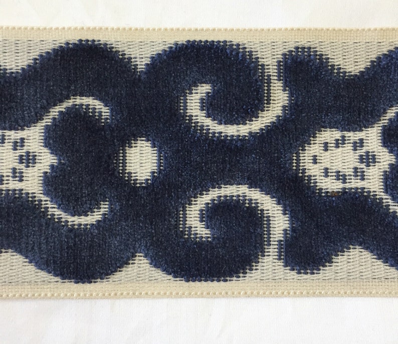 Navy Blue Soft Wide Tape Trim by the Yard Home Decor - Etsy