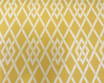 Yellow Squares Fabric Yellow Grid by Ellegarrettdesigns Yellow and Red ...