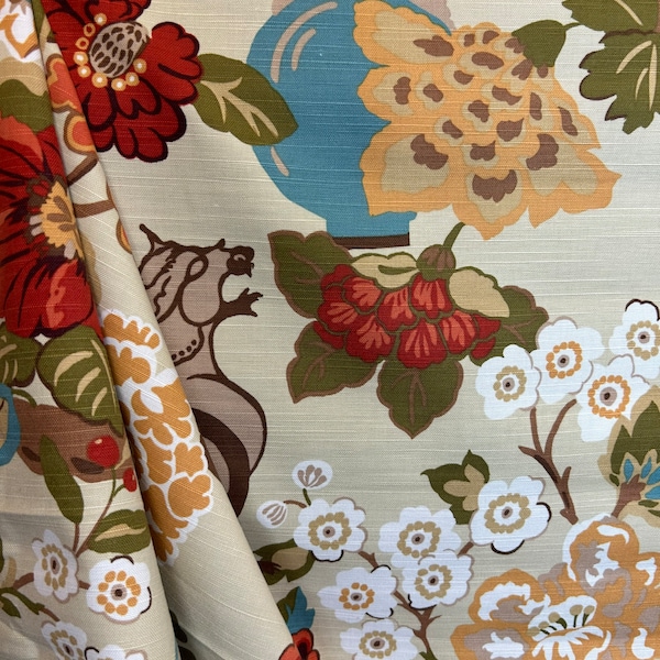 Asian Print Fabric - Etsy