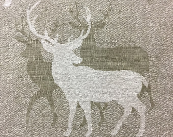 Deer Hide Print Fabric Soft Deer Hide Fabric by Willowlanetextiles Cotton & Upholstery Fabric by ...