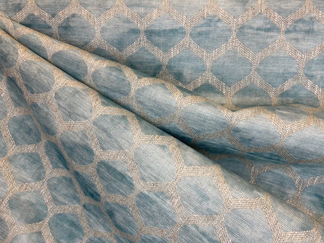 Ogee Capri - Bright Aqua Upholstery Fabric - Capri Blue Upholstery ...