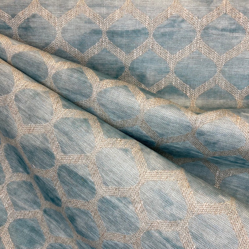 Blue Upholstery Fabric - Etsy