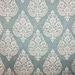 Lydia Blue - Damask Print - Home Decor - Drapery Fabric - Fabric by the ...
