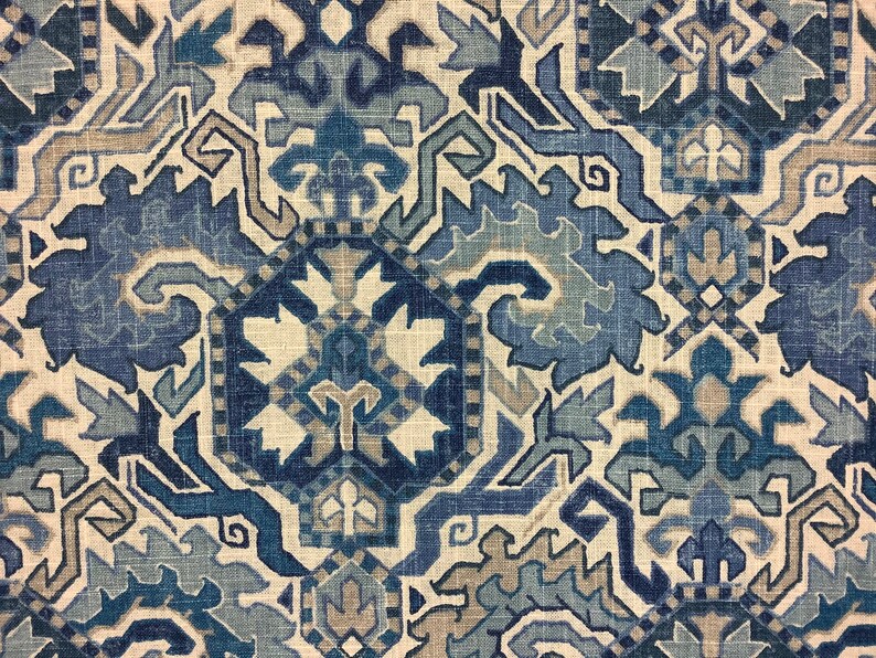 Madrid Blue Heaven - Southwestern Pattern - Tribal Blues - Geometric - Etsy