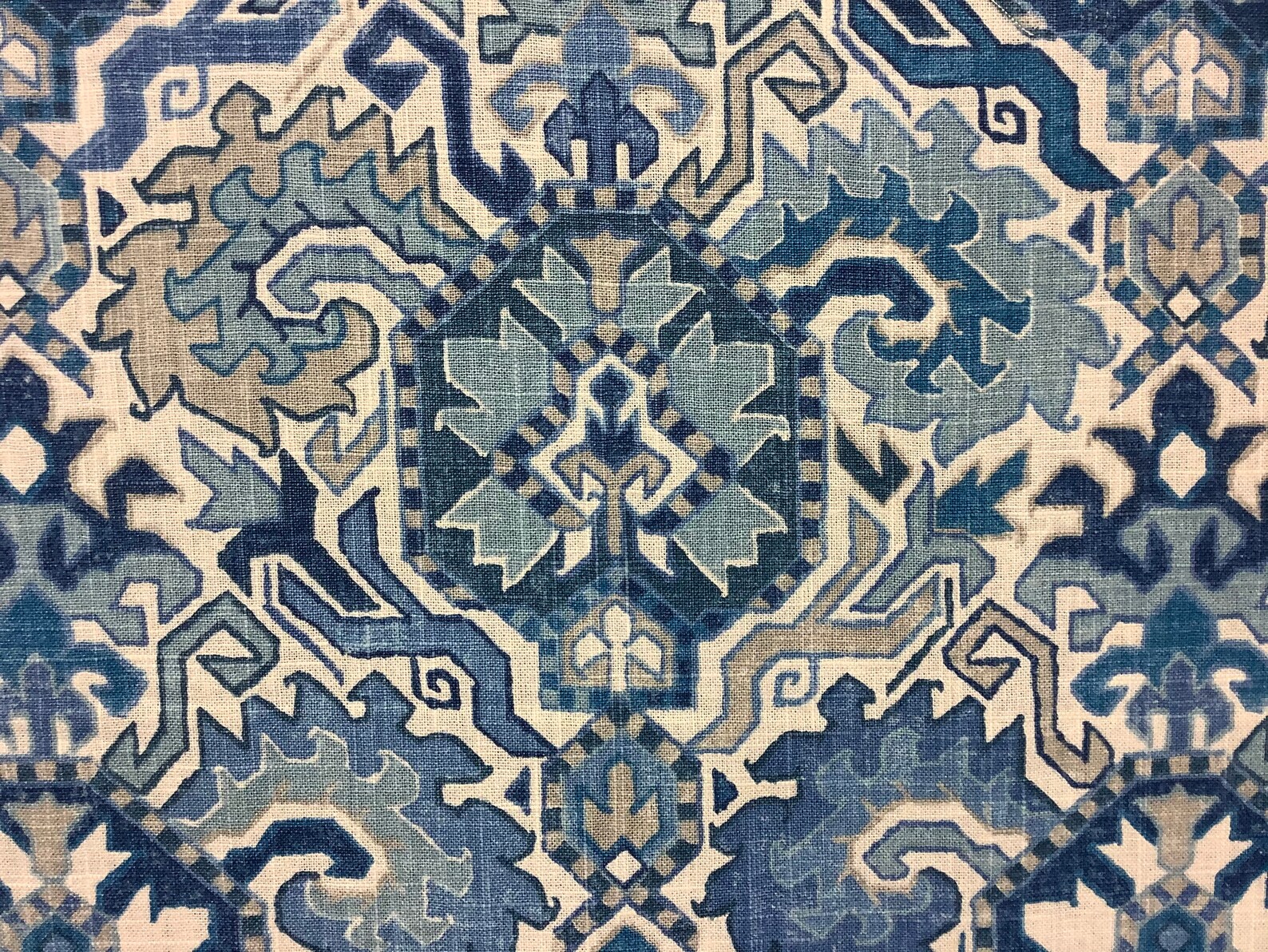 Madrid Blue Heaven - Southwestern Pattern - Tribal Blues - Geometric - Etsy
