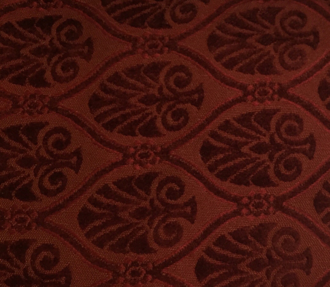 Egyptian Red Upholstery Fabric - Railroaded Upholstery Fabric - Fabric ...