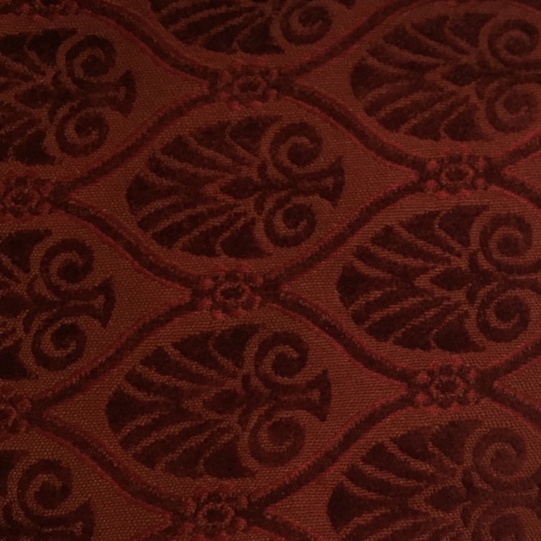 Red Upholstery Fabric by the Yard - Etsy