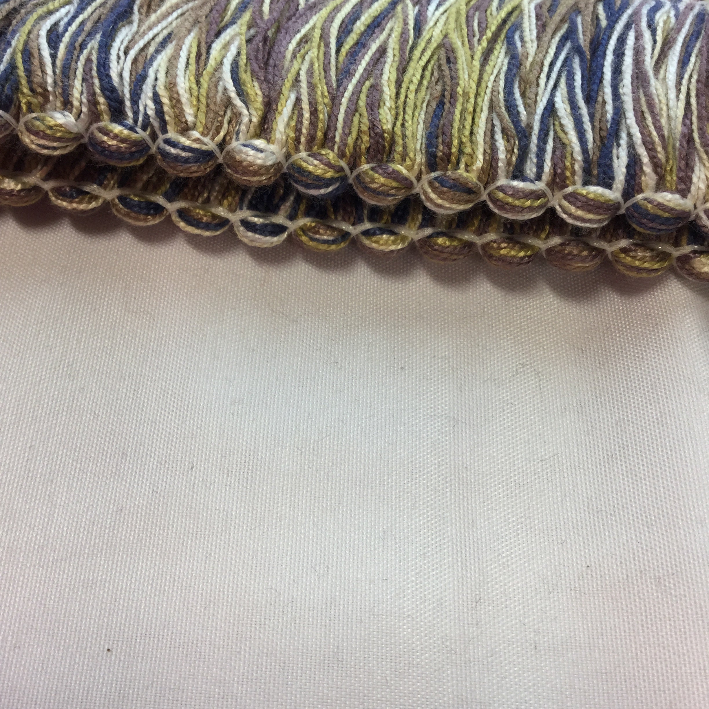 Purple Blue and White Double Loop Fringe Trim by the Yard - Etsy