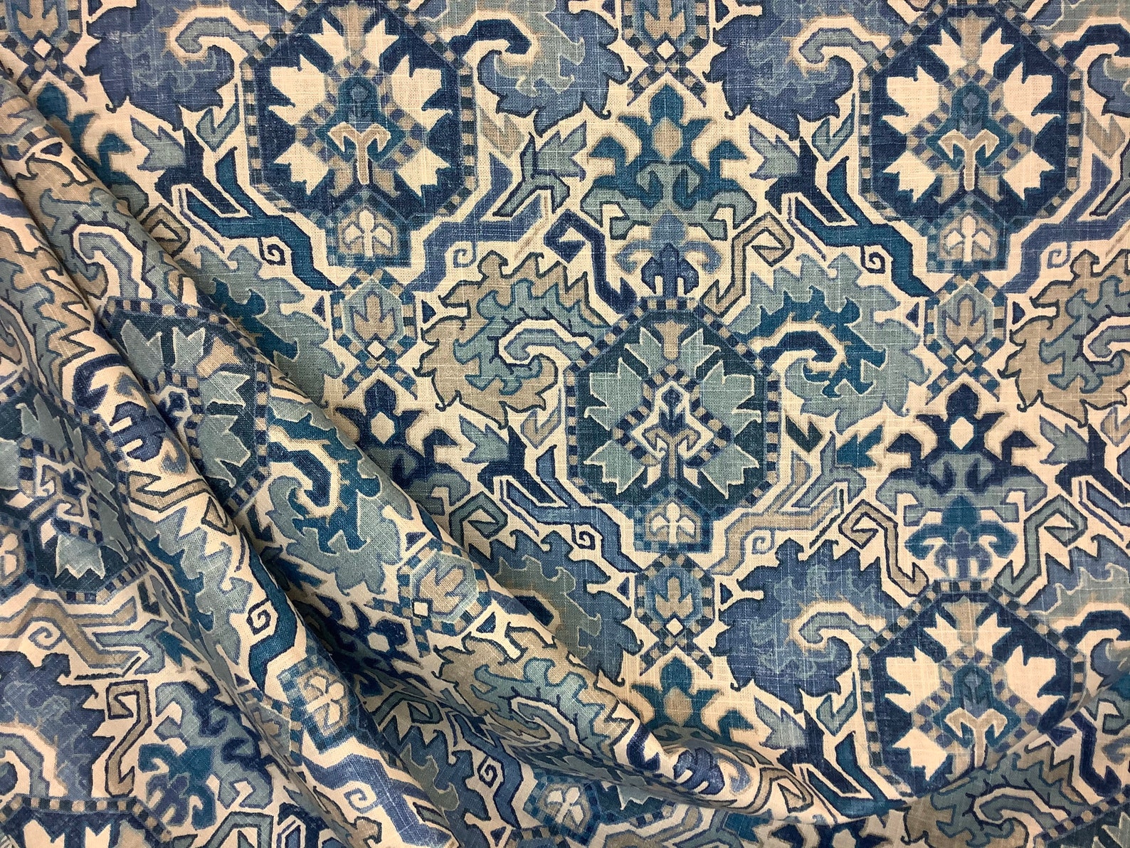 Madrid Blue Heaven - Southwestern Pattern - Tribal Blues - Geometric - Etsy