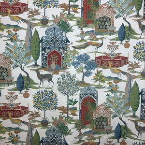 Shalimar Garden Document - Oriental - Animal - Earth Tone - Upholstery ...