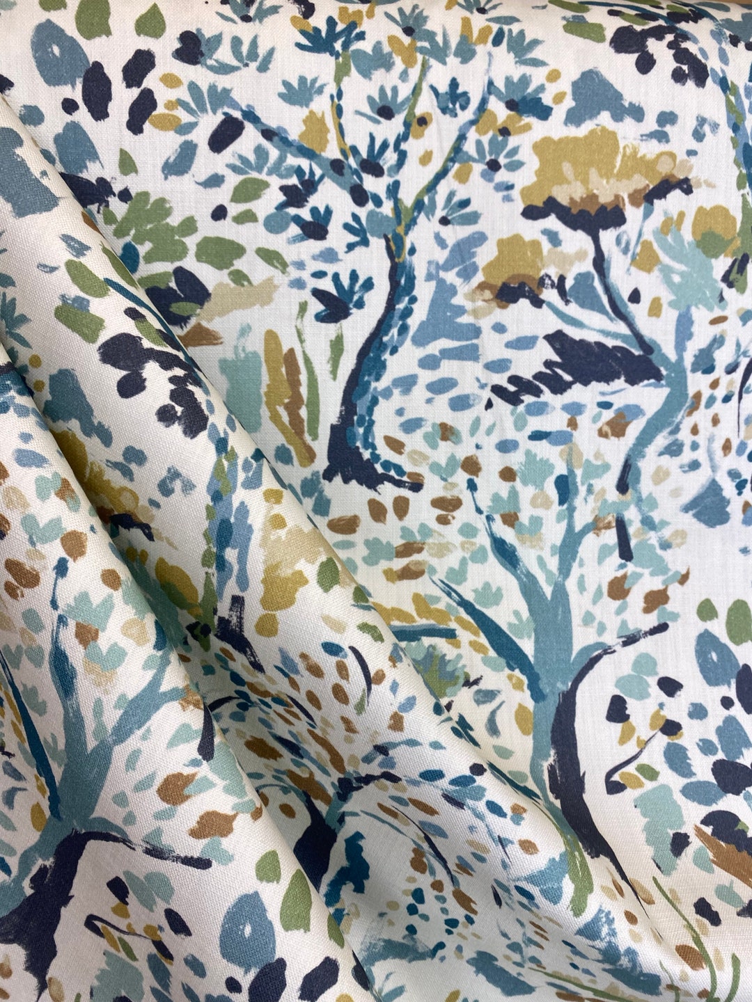 Marguerite Atlantic - Upholstery Fabric - Tree Fabric - Trees and ...