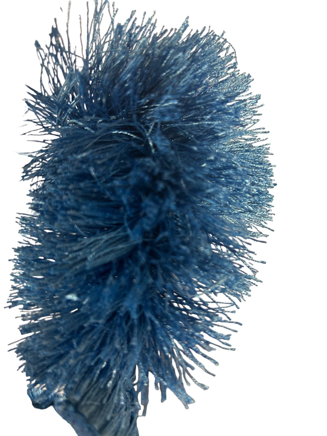 Pacific Blue Brush Fringe - Plush Fringe - Pillow Edging - Pillow Trim ...