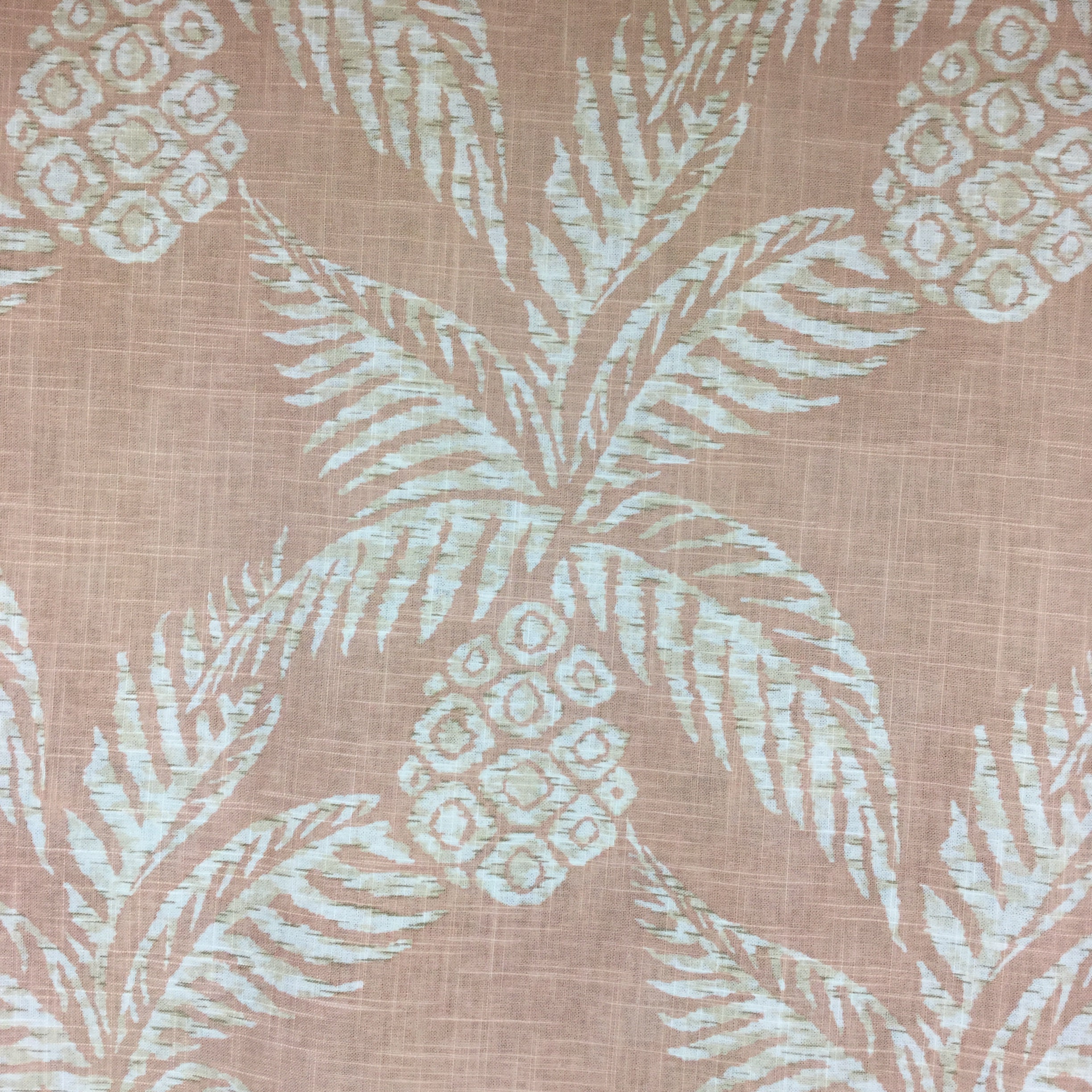 Blushing Piña - Pineapple - Coastal - Orange - Duralee - Fabric by the ...