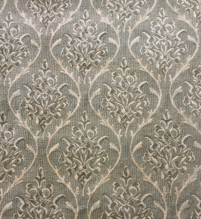 Muted Tones Damask - Cool Tones - SALE - Upholstery Fabric by the Yard ...