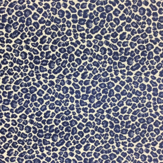 Navy Cheetah - Leopard - Animal Print - Upholstery Fabric - Leopard ...
