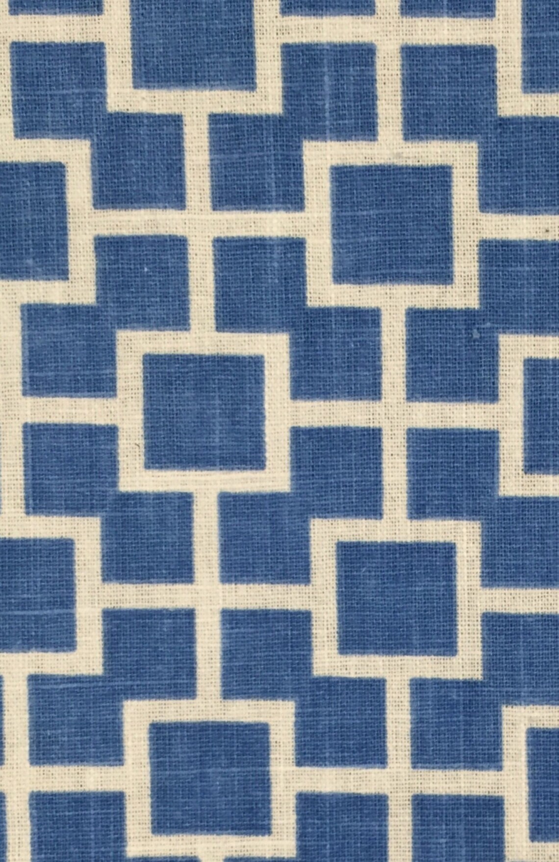 Blue Square Geometric - Upholstery Fabric by the Yard - Etsy