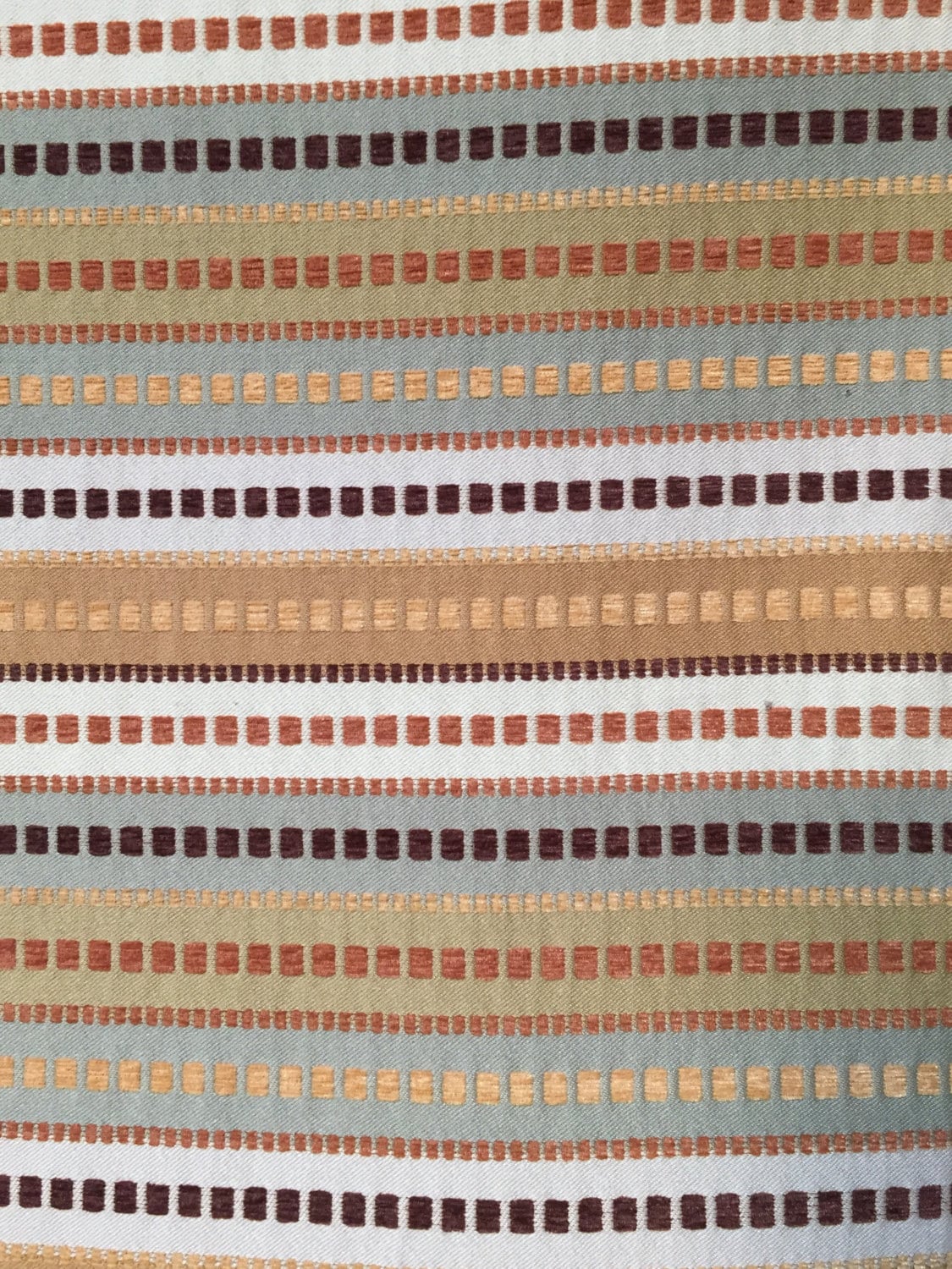 Modern Geometric Stripe and Block Blue Green Chocolate | Etsy