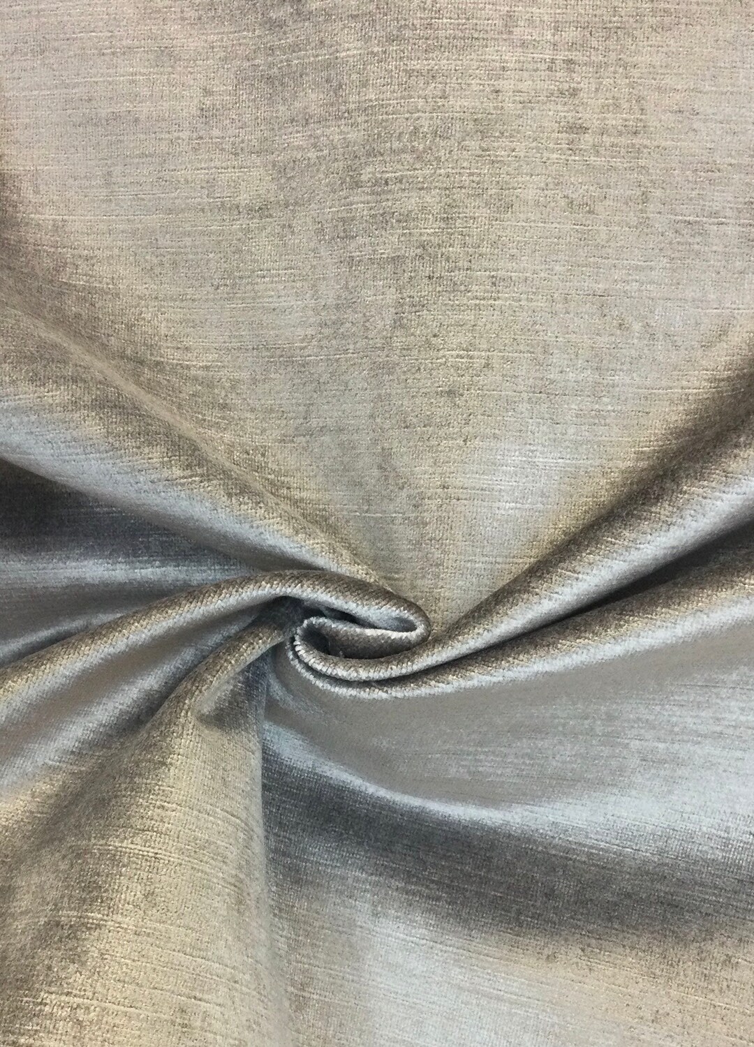 Vernon Gray Velvet - Ultra Sheen Fabric - Solid Velvet Fabric - Gray ...