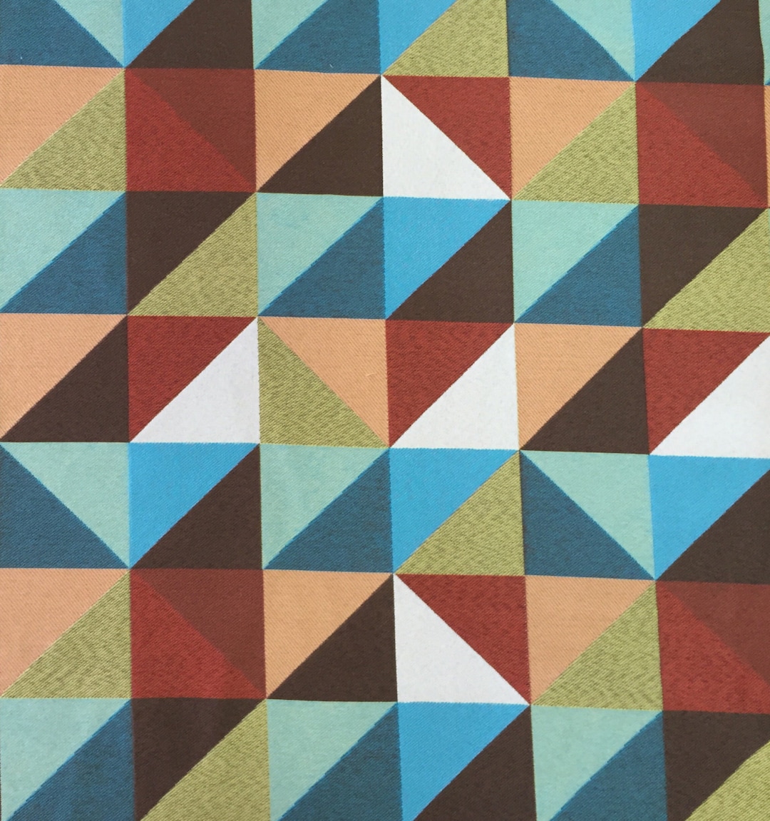 Modern Geometric Cubes - Upholstery Fabric by the Yard - Etsy