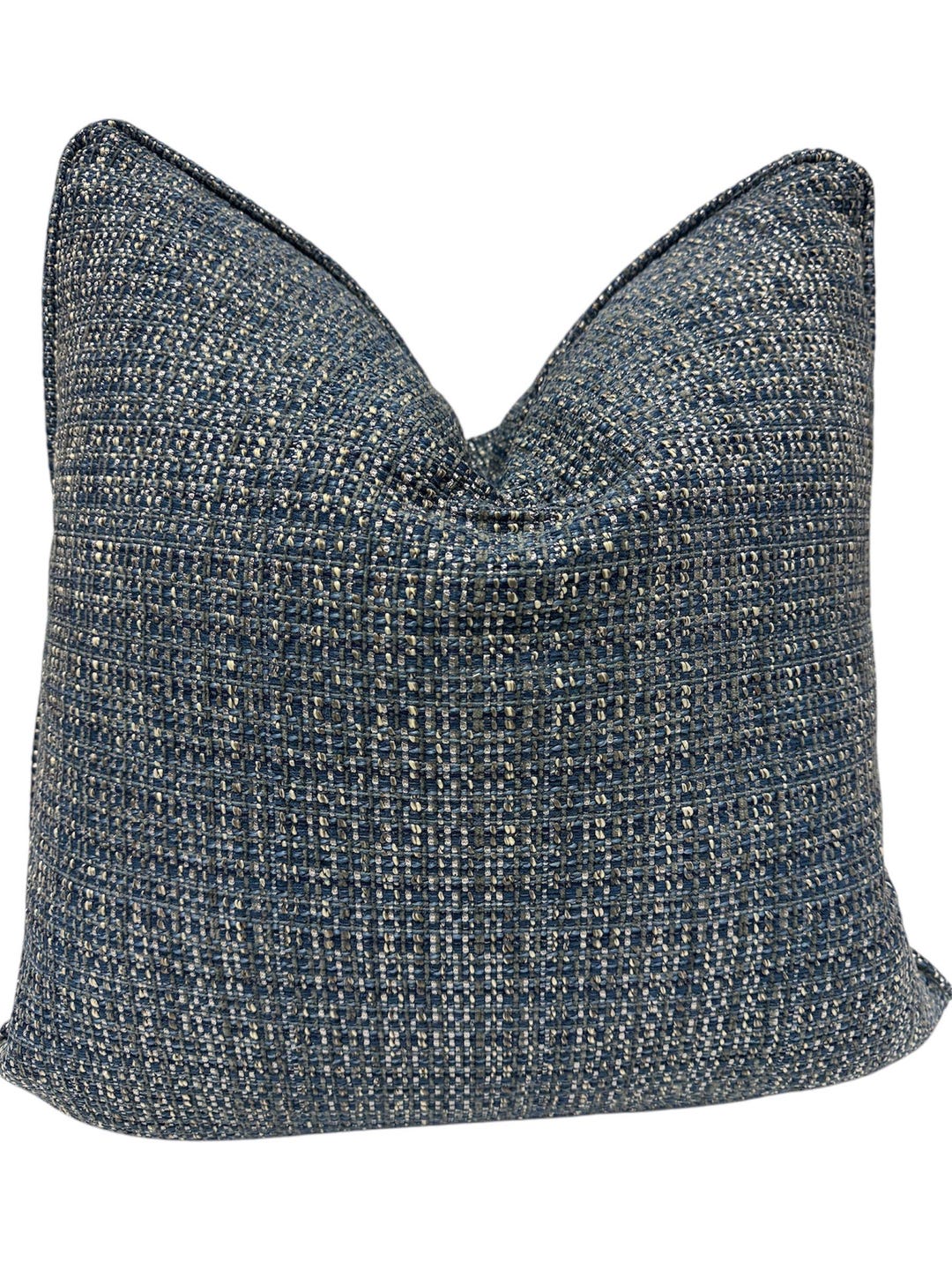 Jackie O Navy 22x22 Self Welt Pillow Cover - Etsy