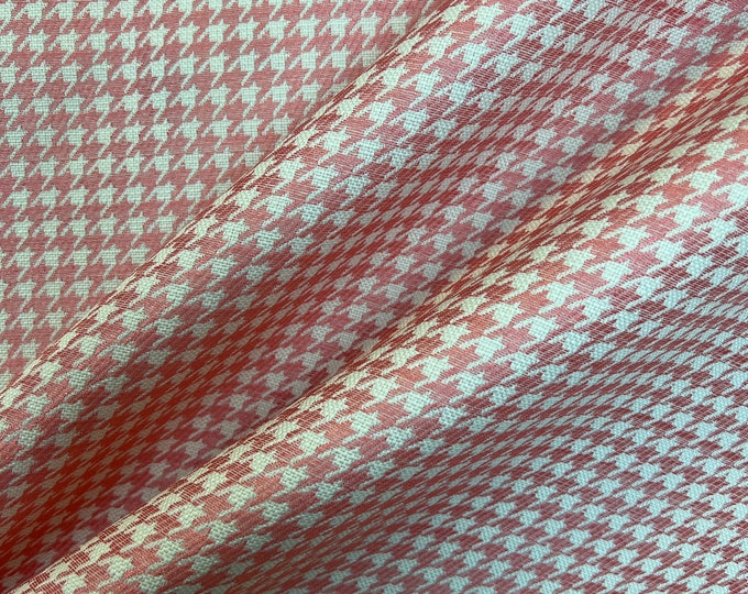 Textured Green Houndstooth Green Upholstery Fabric Houndstooth ...