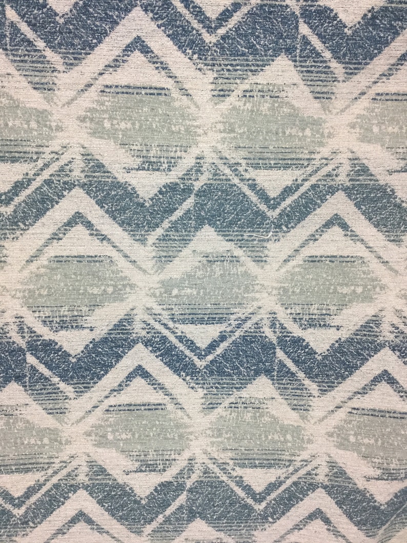 Distressed Abstract - Blue - Fabric by the Yard - Upholstery Fabric - Etsy