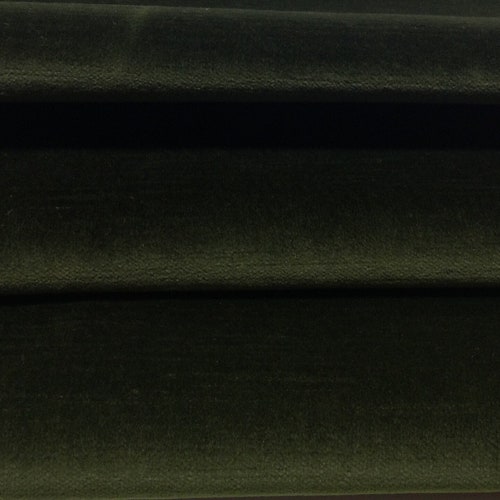 Forest Green Velvet Upholstery Fabric by the Yard - Etsy