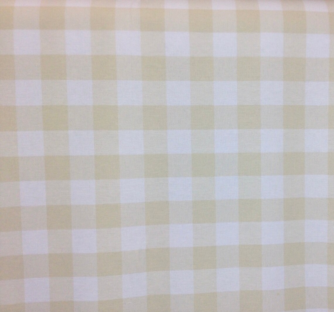 Light Yellow Buffalo Check Buffalo Check Shower Curtain | Etsy