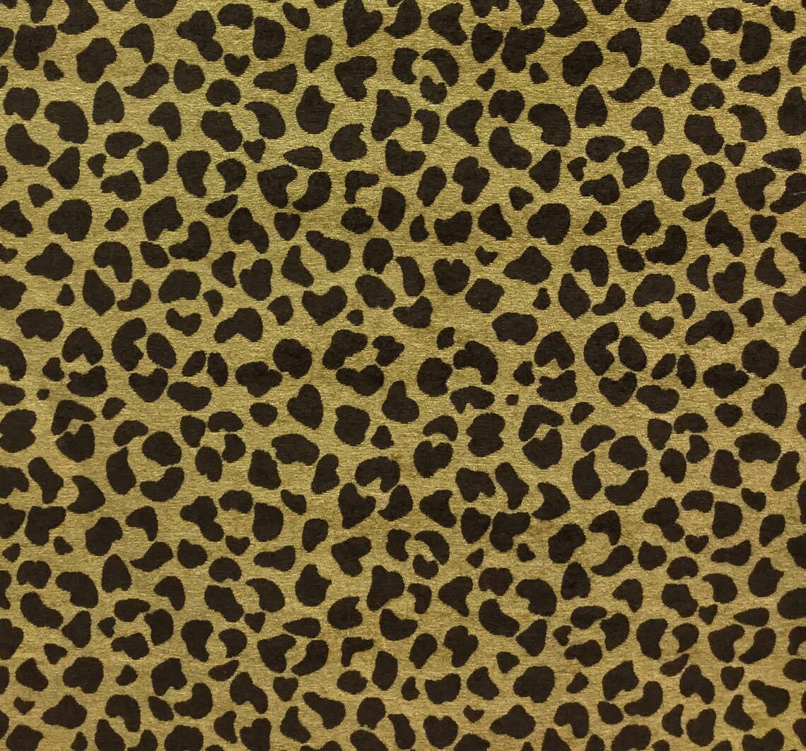 Gold and Brown Cheetah Print Leopard Animal Print - Etsy