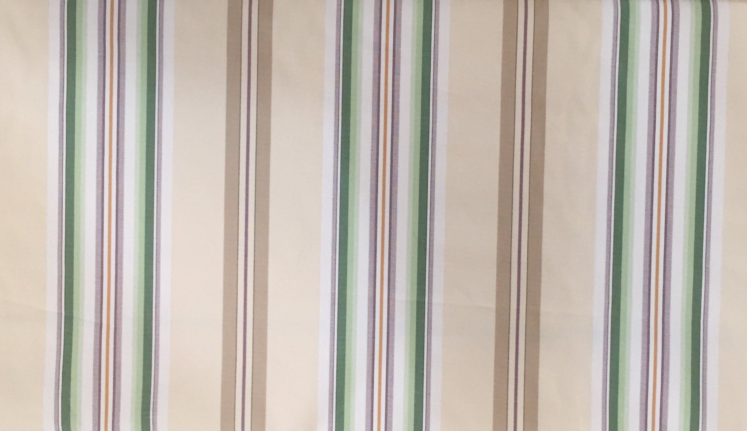 Multicolor Stripe Fabric - Purple - Green - Orange - Upholstery Fabric ...