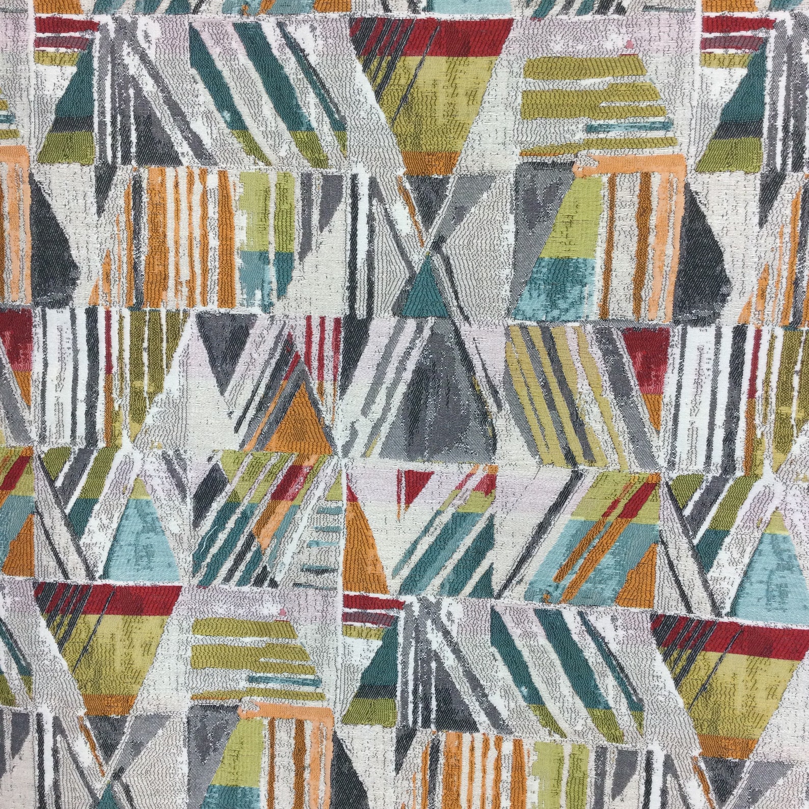 Fasttrack Multicolored - Bold Woven Fabric - Heavy Upholstery Fabric ...