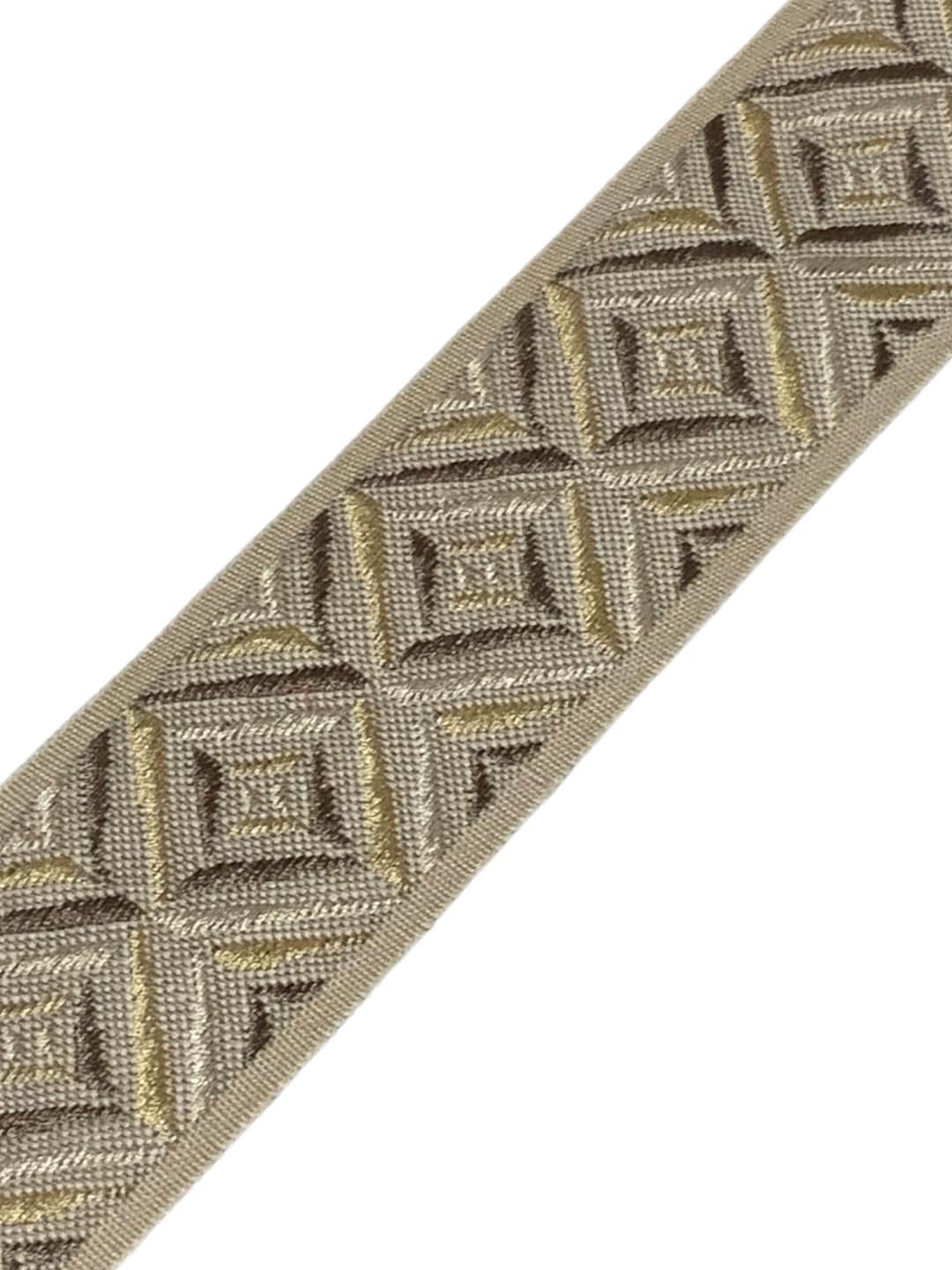 Amber Grid Tape Trim - Cream - Taupe - Trim by the Yard - Custom Cut ...