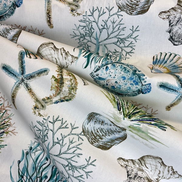 Beach Theme Fabric - Etsy