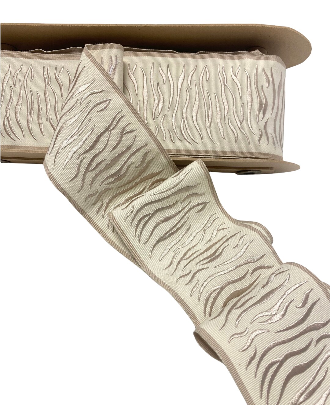 Hannah Bone Tape Trim - Fabric Trimmings - Pillow Edging - Drapery ...