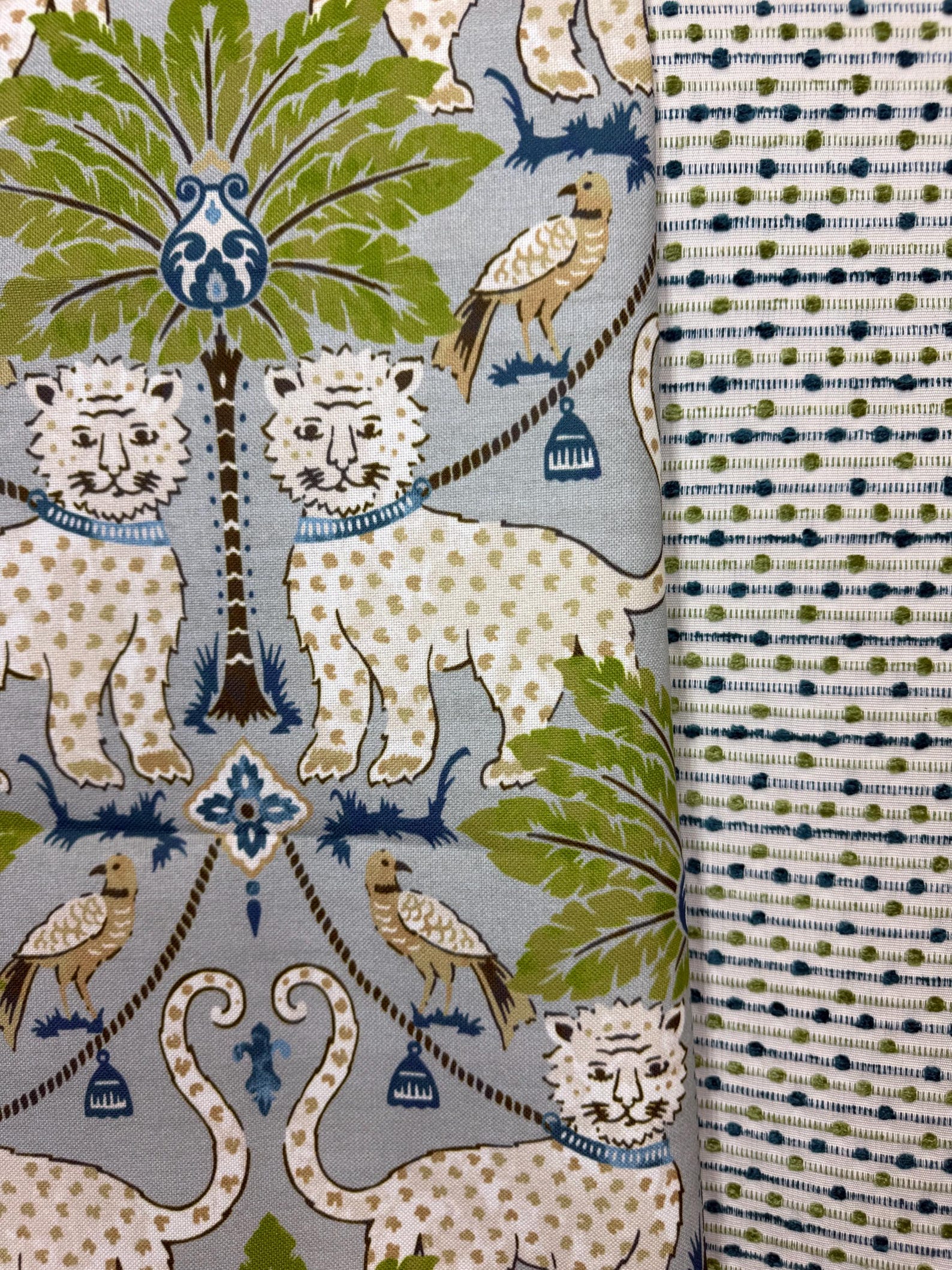 Nik Nok - Modern - Stripe - Blue - Green - Bold - Home Decor ...