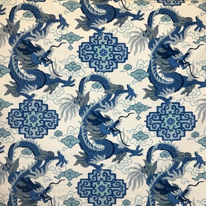 Royal Dragon Porcelain - Blue - White - Dragon - Chinoiserie ...