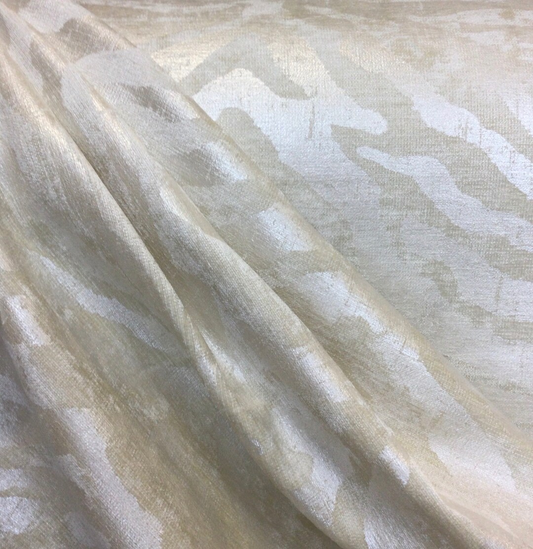 Tiger Ivory - Sheen Fabric - Sheen Design - Faux Animal Print - Soft ...