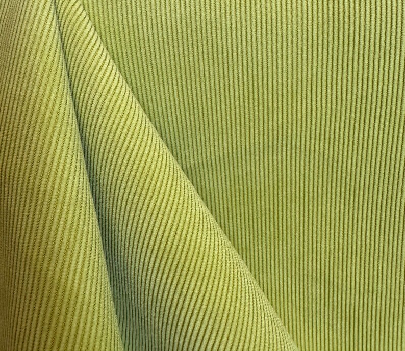 Kiwi Ribbed - Solid - Home Decor - Green - Pillow Fabric - Upholstery ...