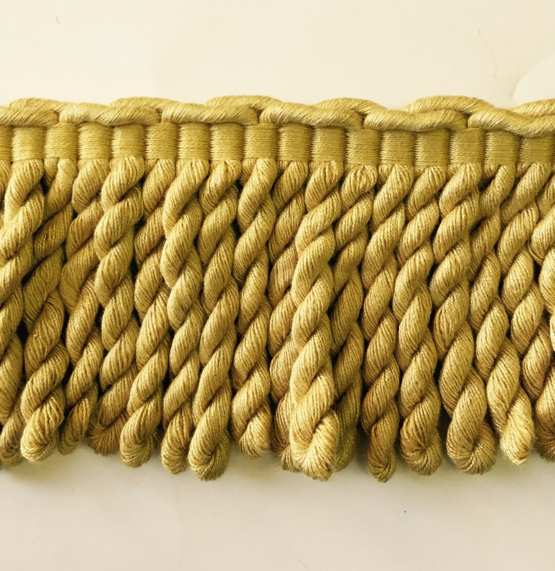 Light Gold Bullion - Trim by the Yard - Custom Cut Yardage - Furniture ...