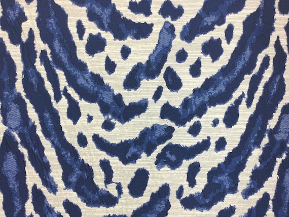 Blue Tiger Print