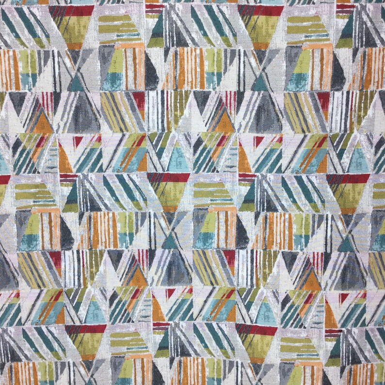 Fasttrack Multicolored - Bold Woven Fabric - Heavy Upholstery Fabric ...