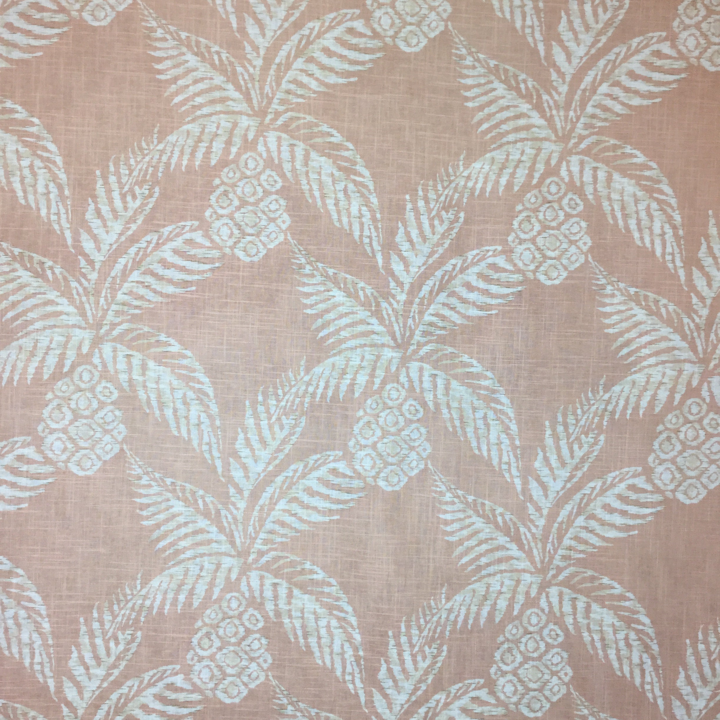 Blushing Piña - Pineapple - Coastal - Orange - Duralee - Fabric by the ...