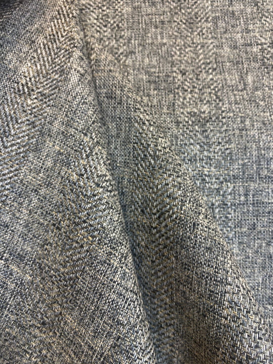 Sherrill Furniture Allen Hurst Taupe Fabric - Gray Woven Fabric - Tweed ...