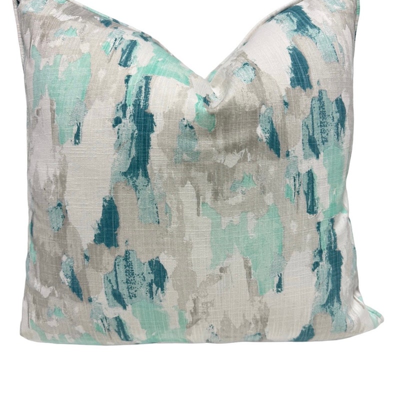 Aqua Throw Pillow - Etsy