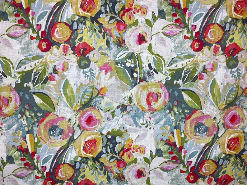 Covent Garden Pastel - Salem Mirage - Baroness Rose - Floral Fabric ...