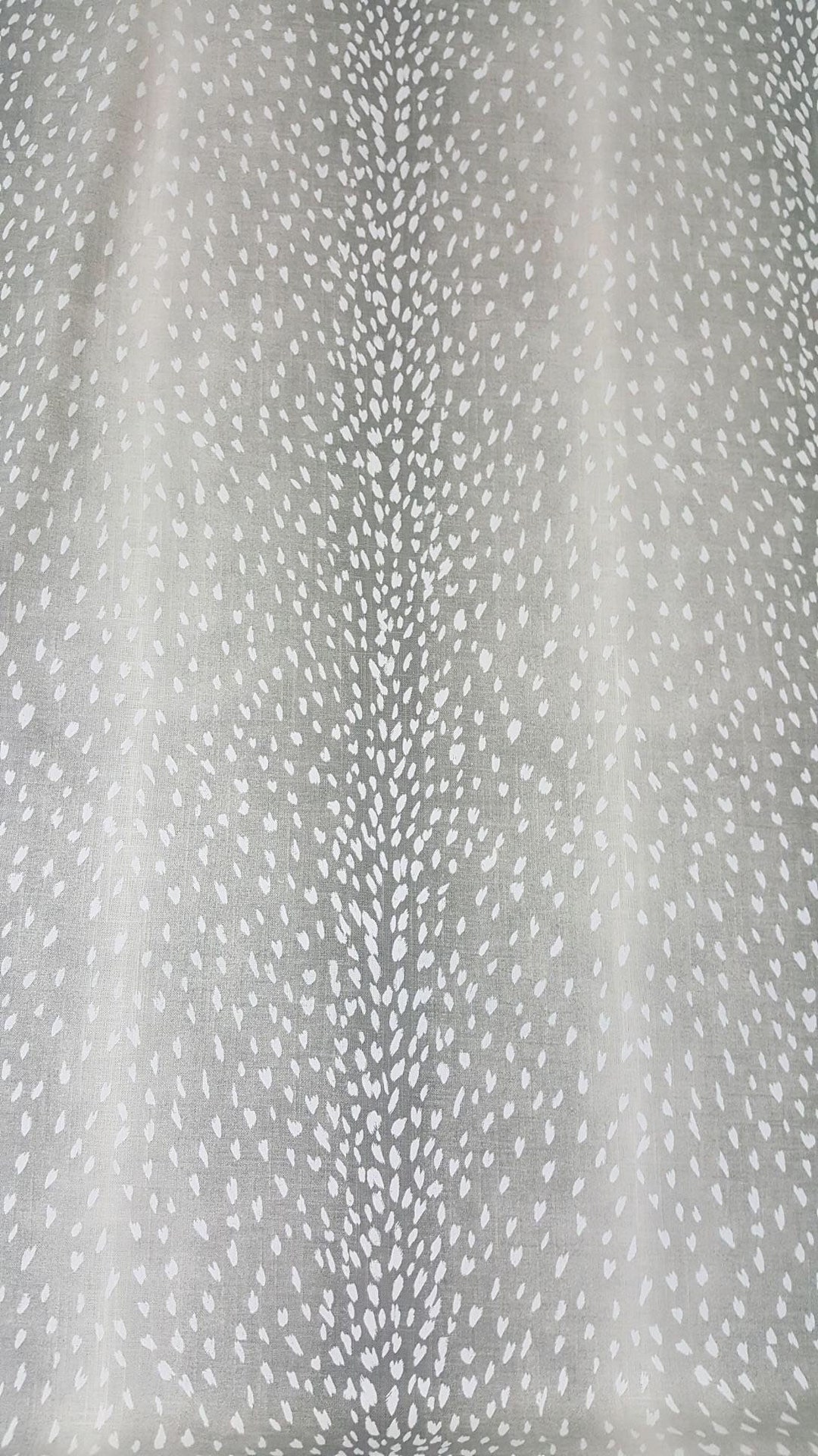 Gray Antelope Fabric - Deer Fabric - Linen - Gray - Fawn - Upholstery ...