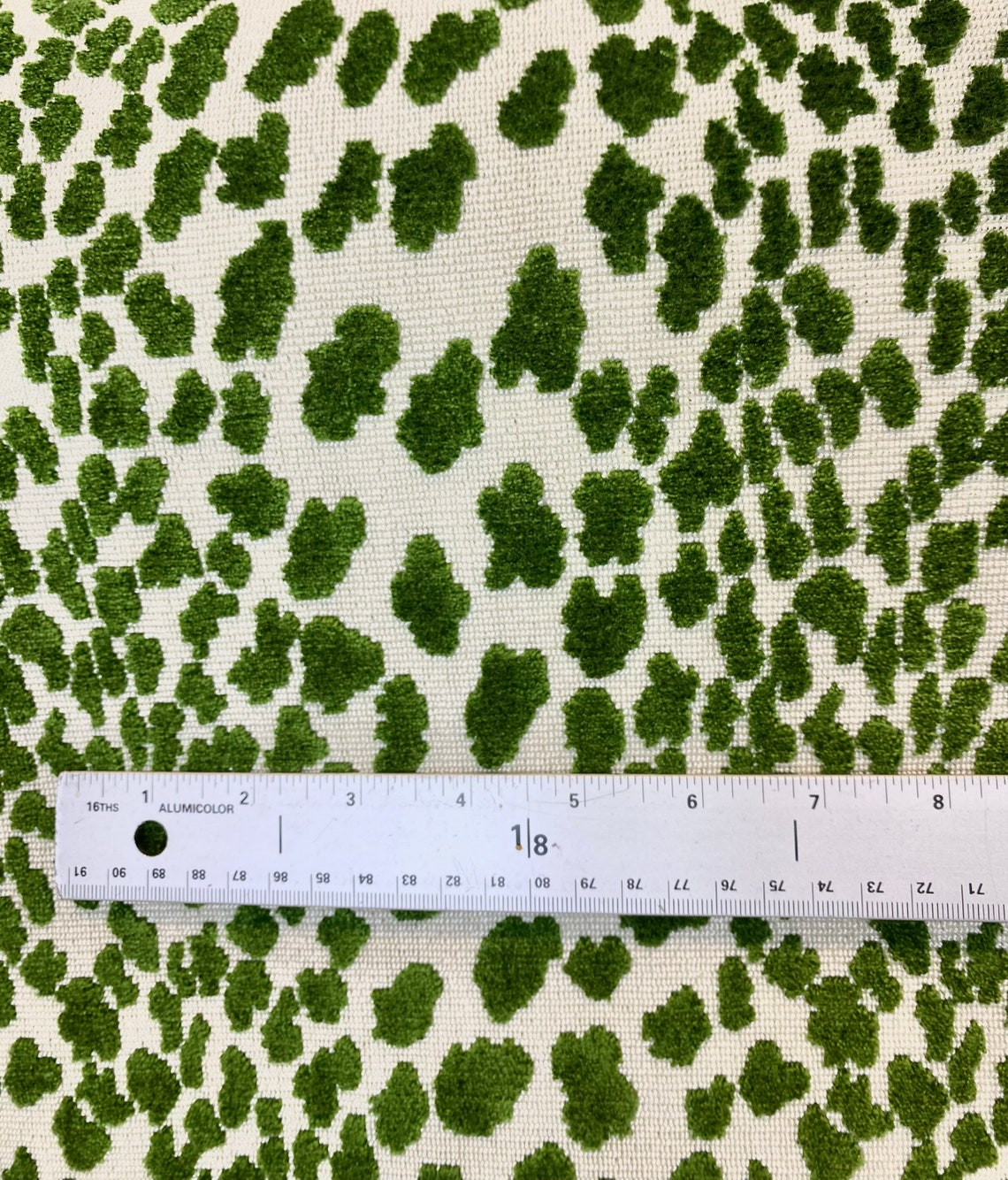 Seeing Spots Velvet Green Cut Velvet Green Velvet Spots - Etsy