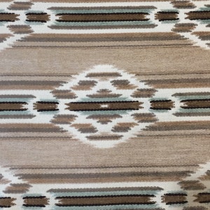 Soft Brown - Mint Green - Aztec - Upholstery Fabric by the Yard - Etsy