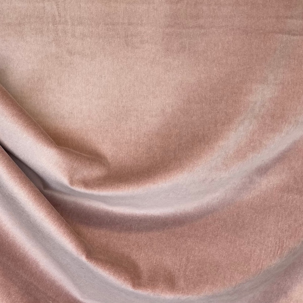 Blush Velvet Fabric - Etsy