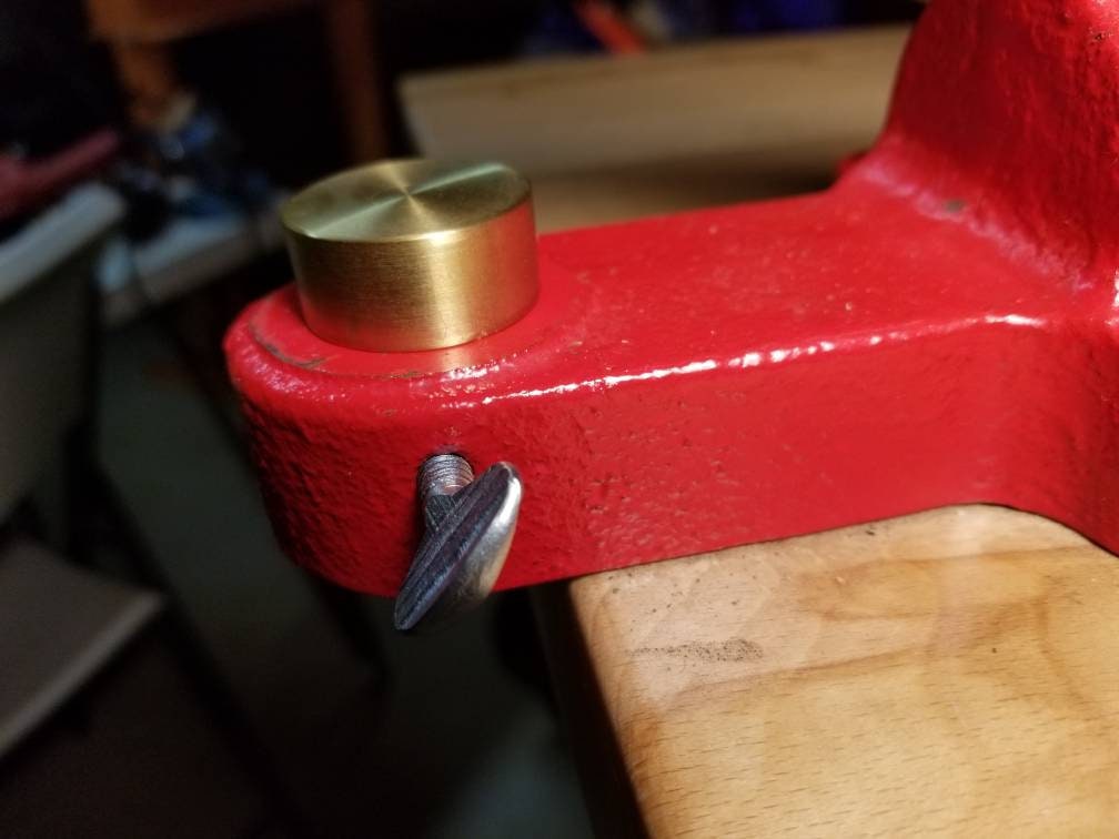 Machined Brass Leather Punch Anvil for Tandy or Similar Kick Presses - Etsy